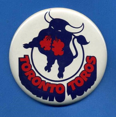 TORONTO TOROS WHA Large Round Hockey Pinback Button | eBay