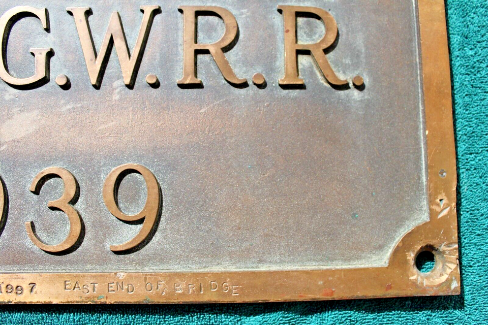 1939 Denver & Rio Grande Western Railroad Sign Rare D&RGW Railway Malta ...