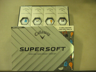 1 dozen BRAND NEW 2025 Callaway SuperSoft White golf balls Grillmaster ...