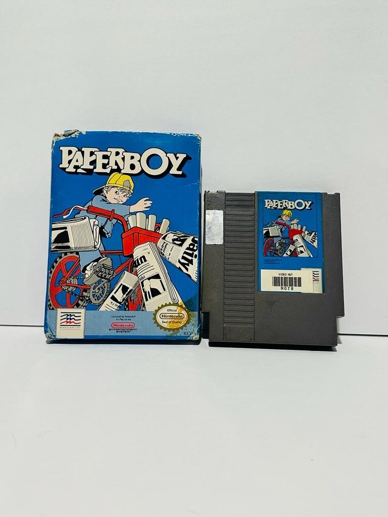 Paperboy (Nintendo Entertainment System, 1988) Game and Box TESTED ...