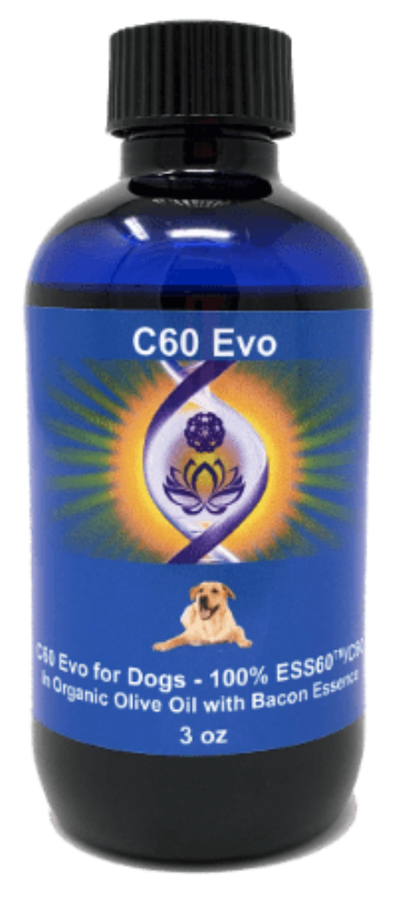 C60 EVO FOR DOGS - Pure C60 ESS60, Olive Oil & Natural Bacon Essence ...