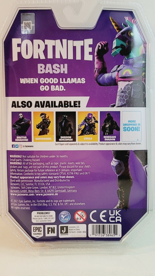 Jazwares Fortnite Bash Solo Mode Figure 2021 | eBay