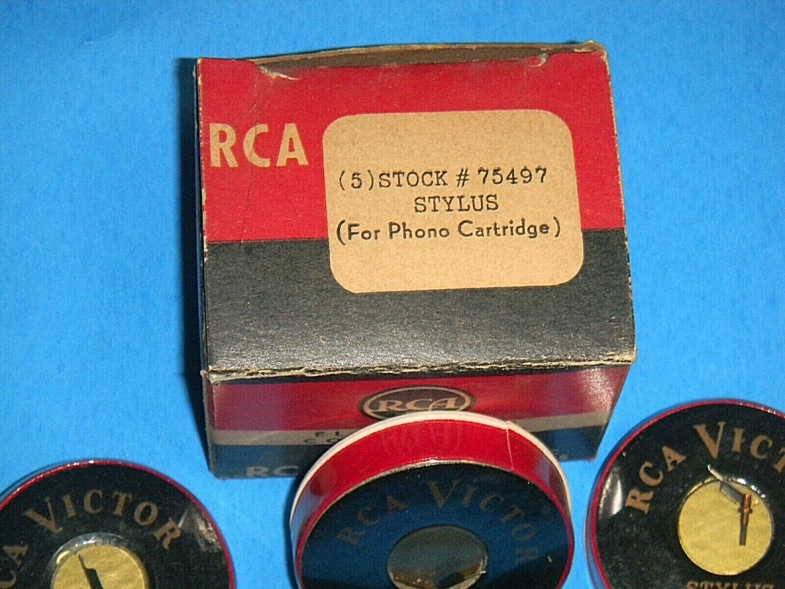 Vintage RCA 75497 Stylus / Needle Replacement for RCA Crystal Cartridge ...