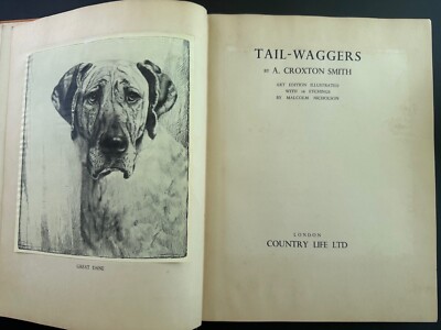 Tail Waggers by A. Croxton Smith - 1935 Art Edition, Antique Hardcover ...