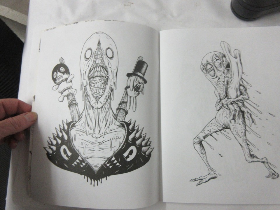 Rare Alex Pardee- Good Morning! Ultra-Cute Killering (Coloring) Book ...