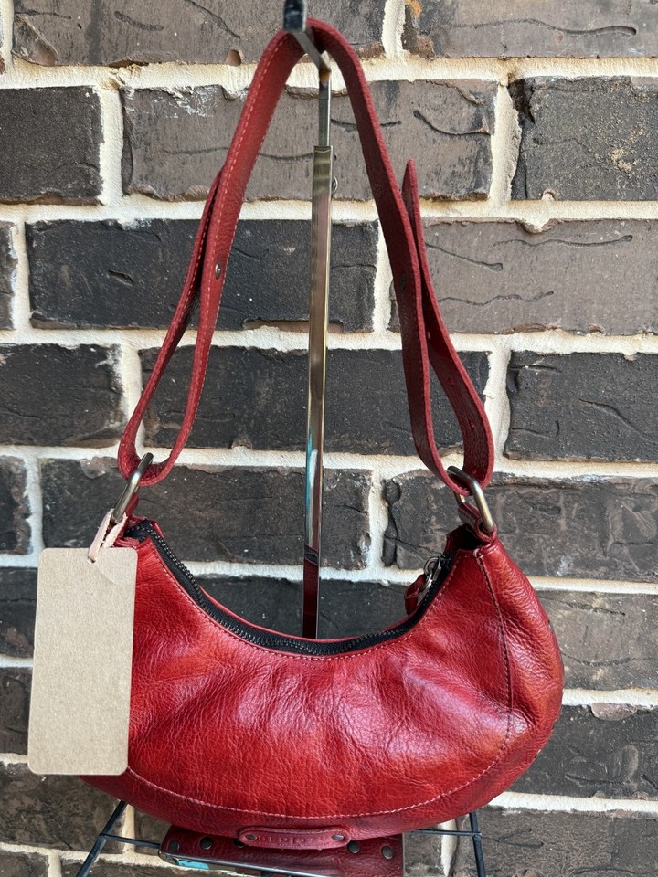 NWT BED STU BED|STU Madre Small Shoulder Bag Red Boho Distressed | eBay