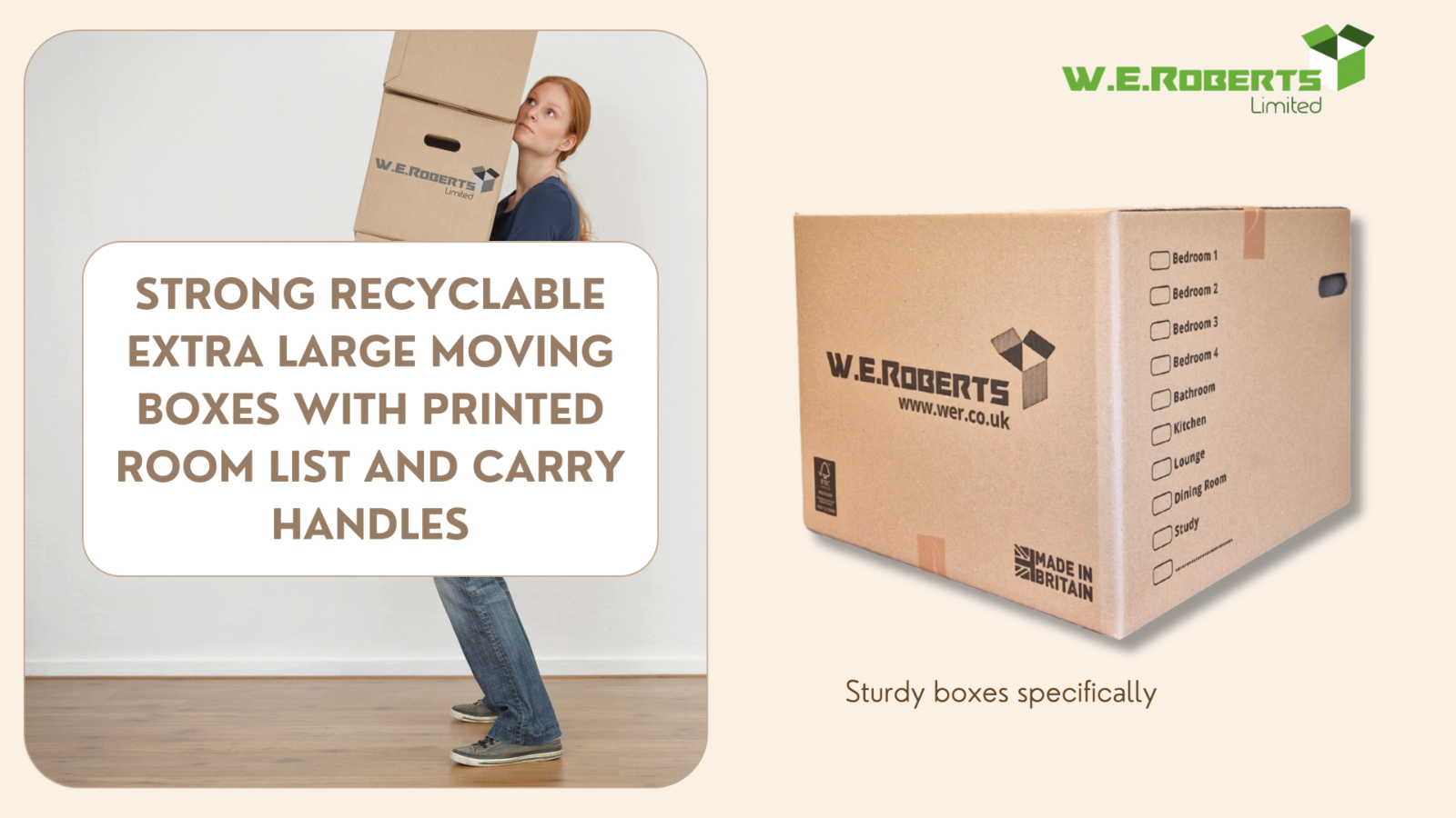 Removal Packing box STRONG XXL & LARGE QUALITY Cardboard House Moving ...