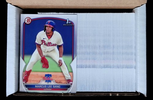 250x LOT -MARCUS LEE SANG PHILLIES RC 1st card 2023 BOWMAN PROSPECTS # ...