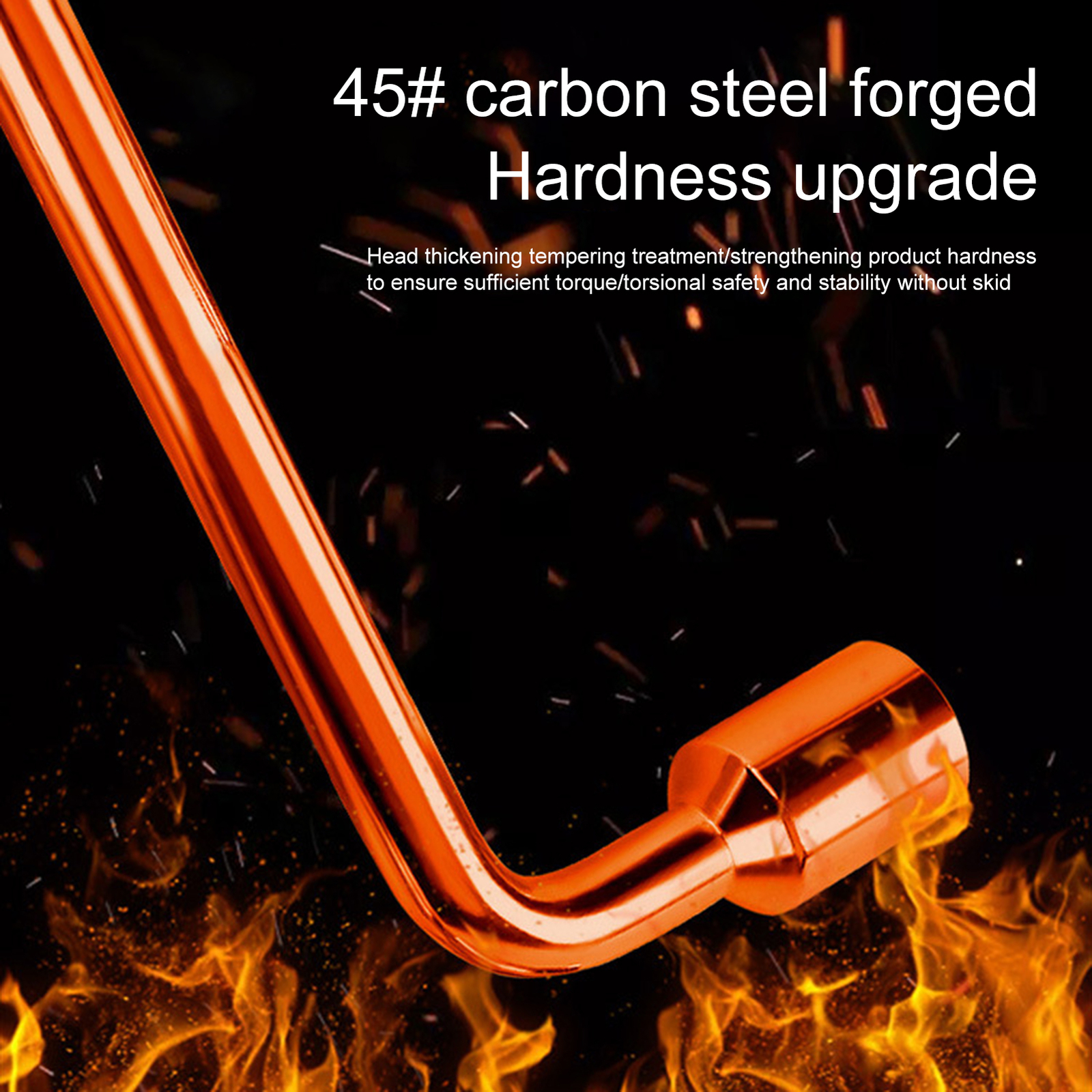 17/19/22/24mm Tire Wrench High Torque Repair L Type Tire Wheel Nut ...