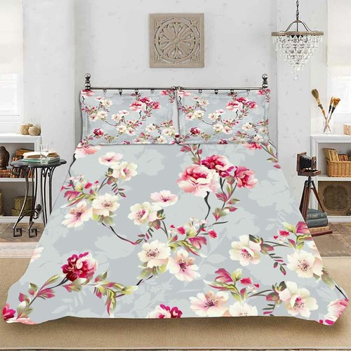 Single Curse Roses 3D Printing Duvet Quilt Doona Covers Pillow Case ...