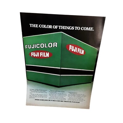 1978 Fuji Color Film Vintage Print Ad 70s Color Of Things To Come | eBay