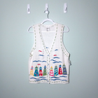 Vintage Sweater Vest size Med Large, NEW! 90s Lighthouse Cruise Resort ...