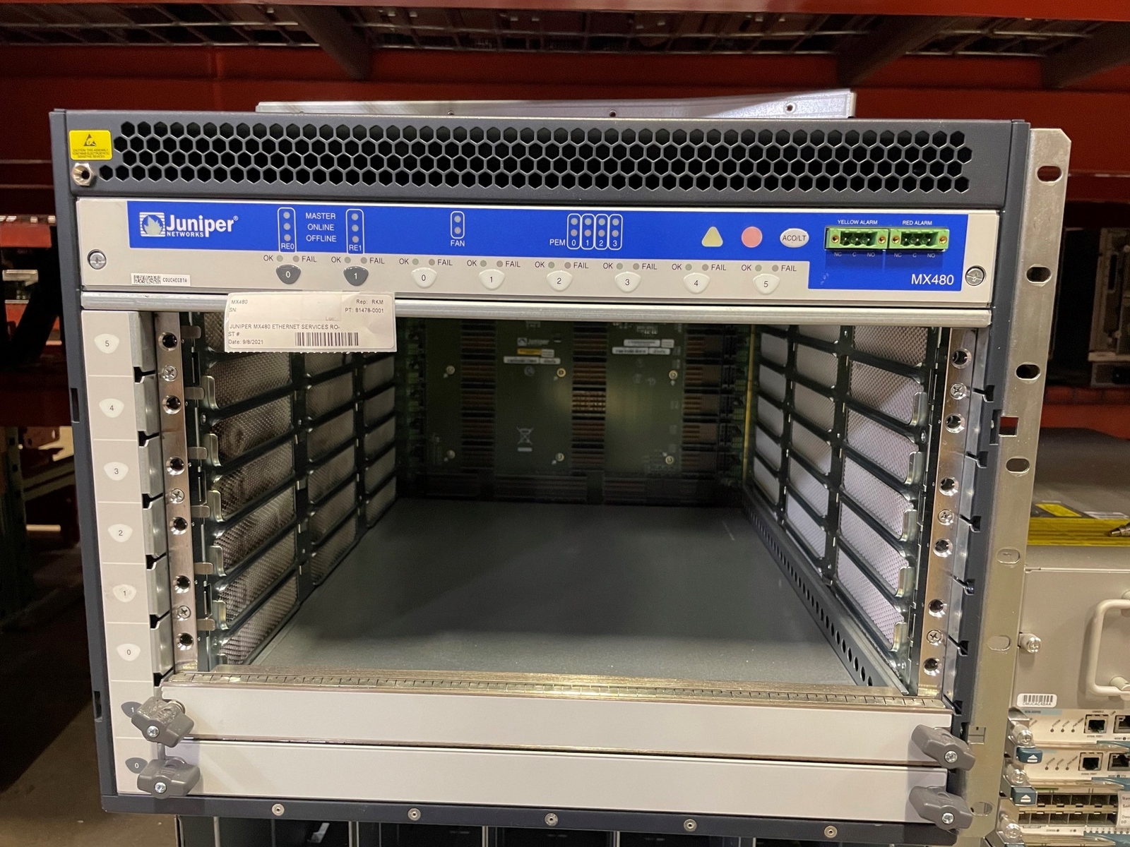 JUNIPER MX480 ETHERNET SERVICES ROUTER | eBay