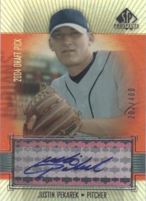 2004 SP Prospects - Autographed Draft Picks Justin Pekarek #432 /400 ...