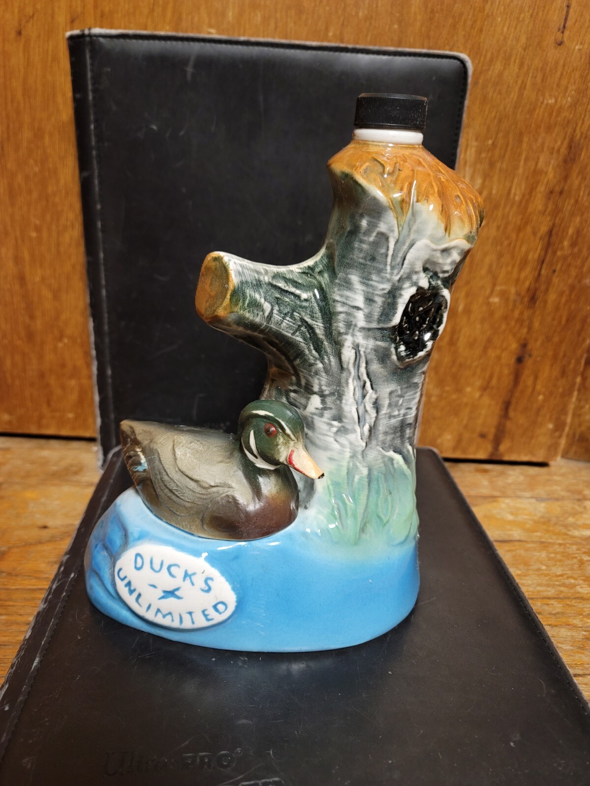 Ducks Unlimited Jim Beam Decanter whisky Wood Duck 1975 VTG hunting ...