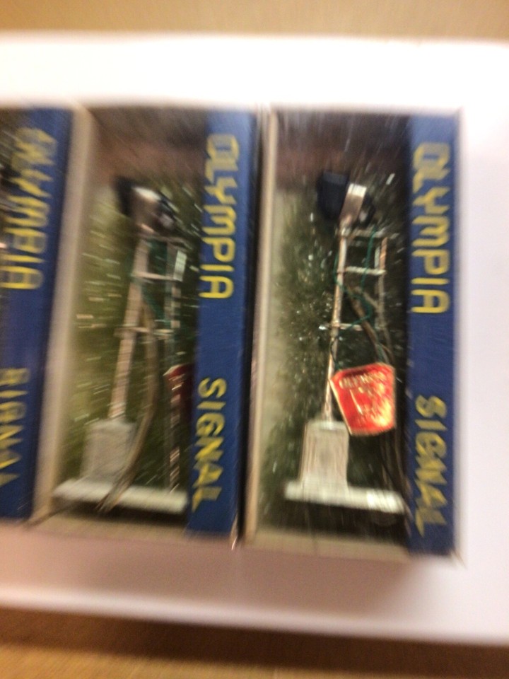 Package of 8 Olympia Brass HO Scale Assorted Vintage Railroad Signals ...