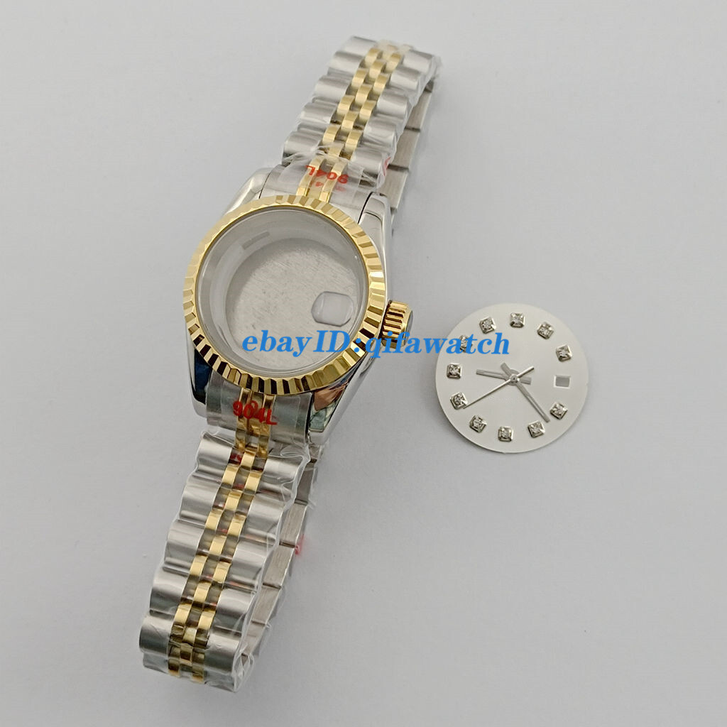 26mm silver gold woman watch dial hands case sapphire glass NH05 NH06 ...