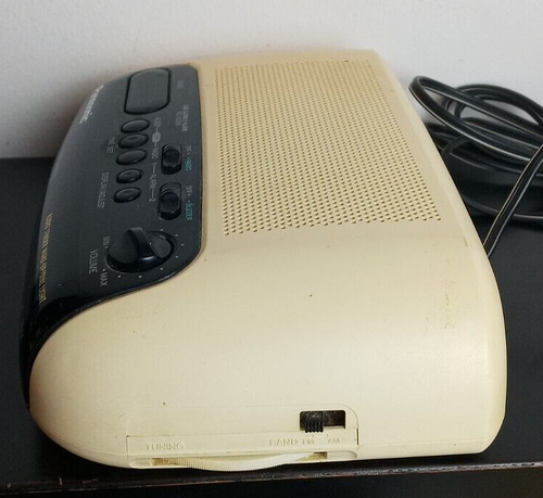 Vintage Panasonic Clock Radio Model RC 6099 AM'/FM Headset Capable ...