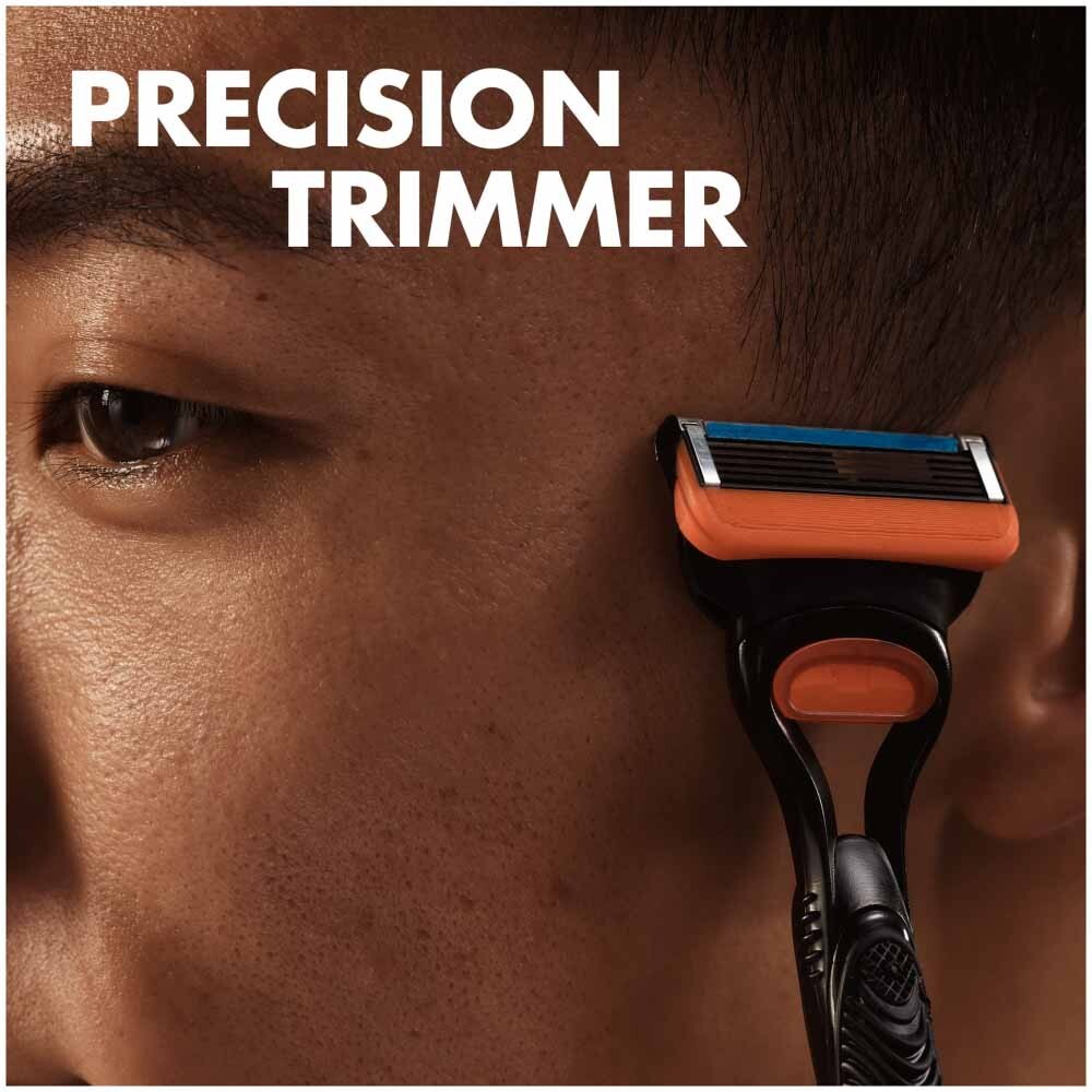 GILLETTE FUSION5 MANUAL RAZOR BLADES 4 PACK 100% GENUINE UK 5 BLADES ...