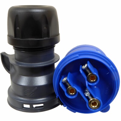 32 Amp 3 Pin Plug IEC CEE Quick Connector | Grelly UK