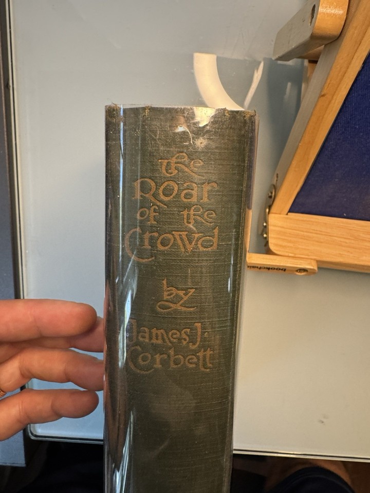 James J. Corbett:The Roar of the Crowd RARE TRUE 1st Edition/Printing ...
