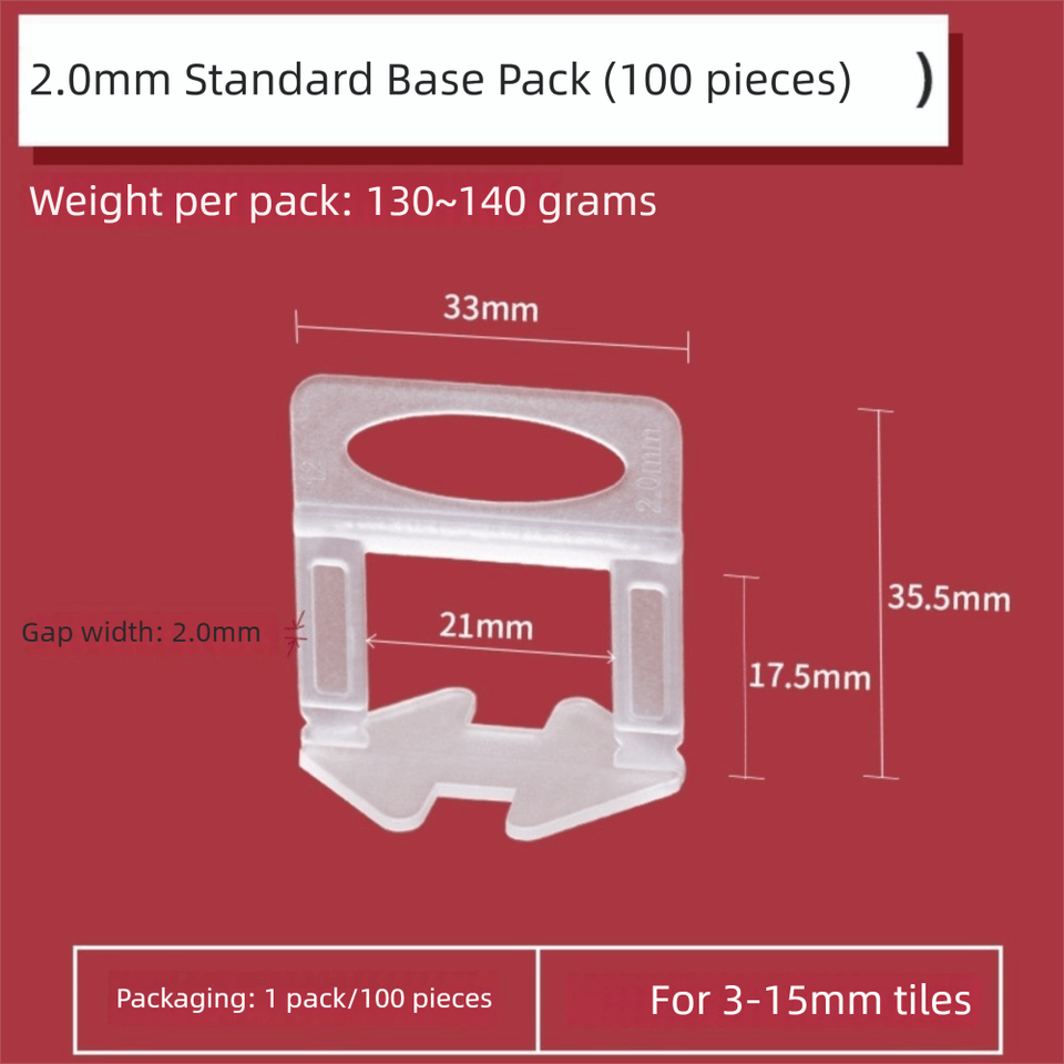 100pcs DIY Tile Spacers Thickened Alignment Spacers Tile Laying | eBay Australia