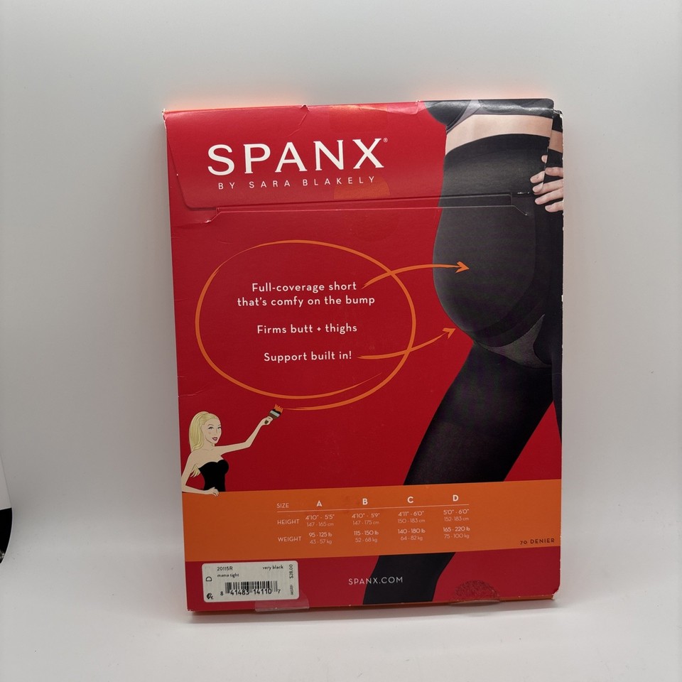 NEW! Spanx Tights Luxe Leg Opaque Umber Brick - D - See Photos - Box Ok ...