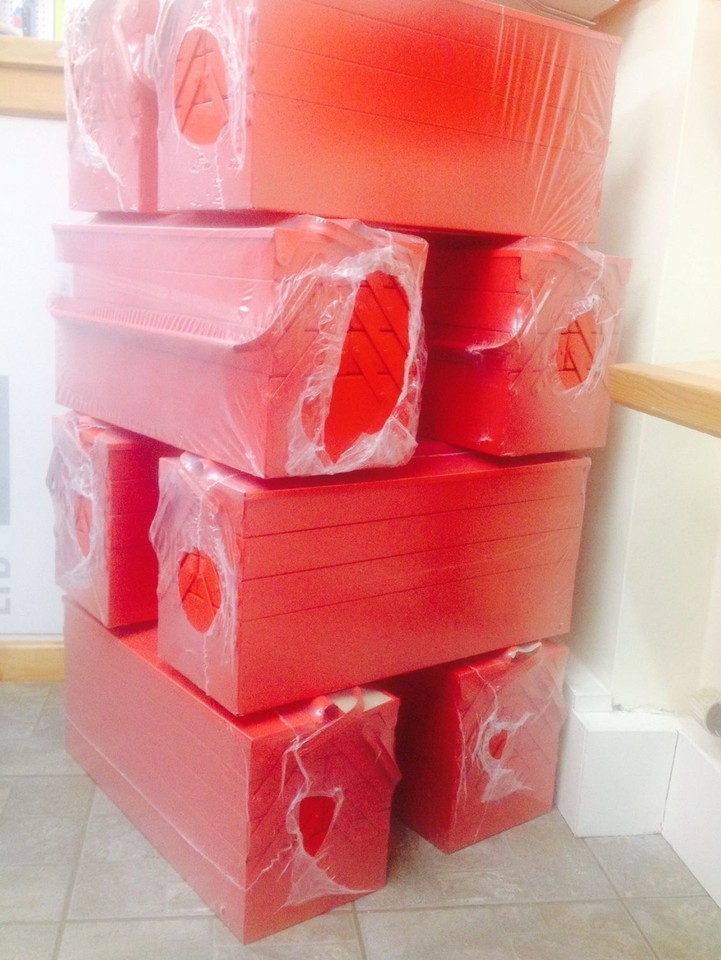 ROBUST HEAVY DUTY DEEP RED Toolbox Tool Box Cantilever 7 Tray Large 21 ...