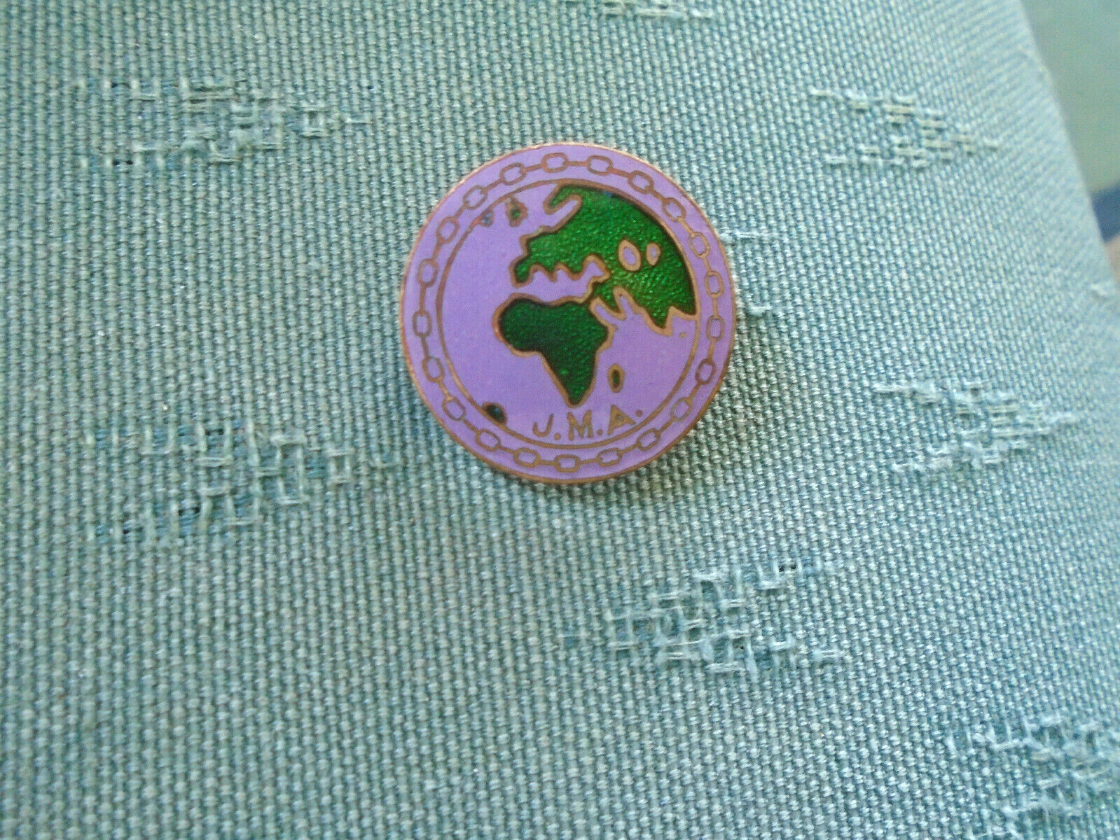 VERY OLD JMA - JUNIOR MISSION FOR ALL - METHODIST CHURCH CHARITY ENAMEL ...