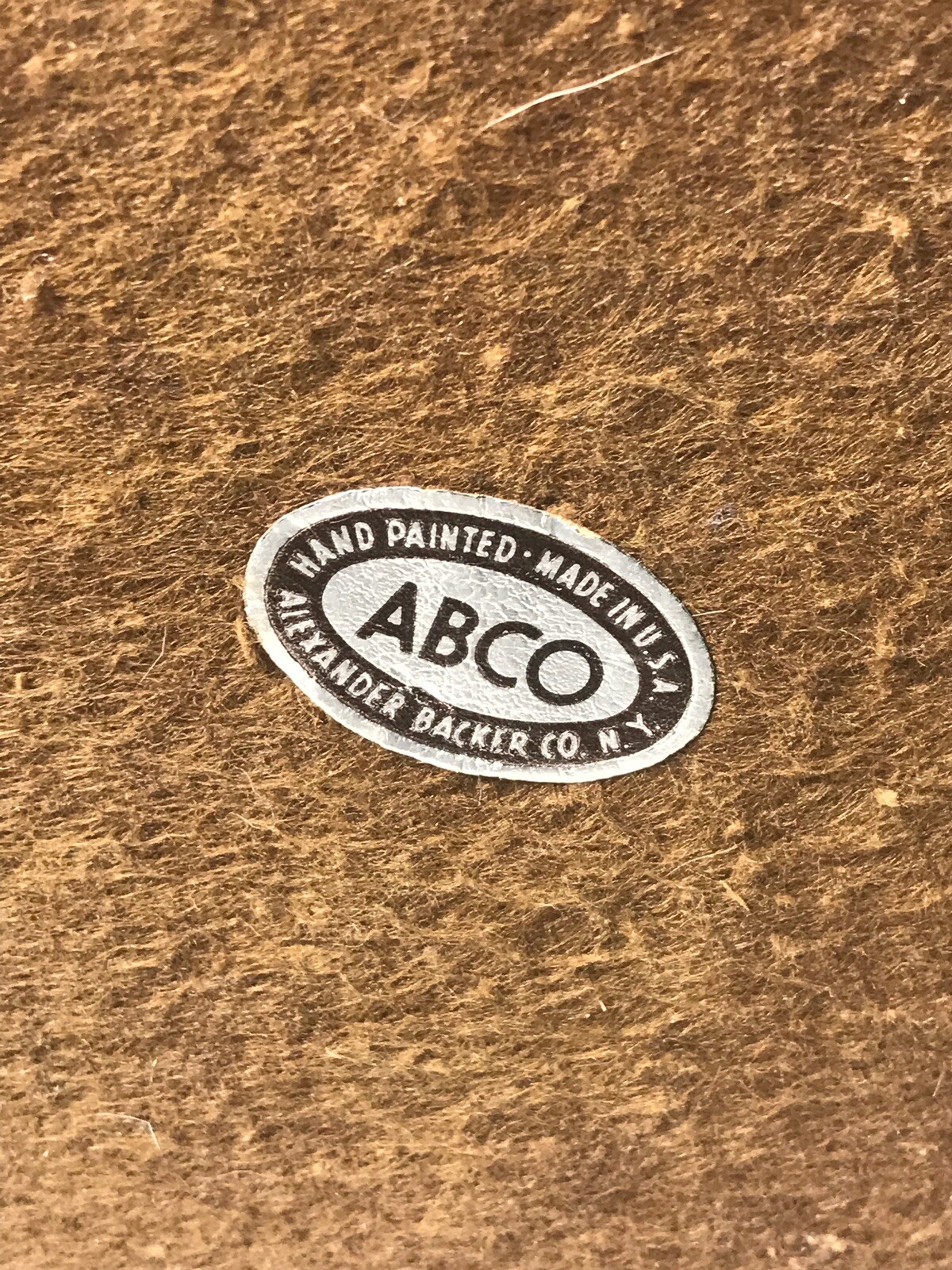 Vtg ABCO Alexander Backer 40's-50's Chalkware “Lady ~ 2 Dogs” 12-3/8” X ...