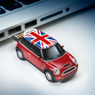 MINI COOPER mit Union Jack USB Stick Cooper S Rot | eBay.de