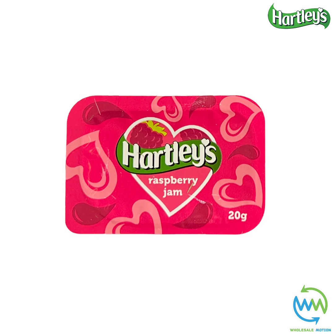 HARTLEYS RASPBERRY JAM Portions POT 20G Single Individual Multiple ...