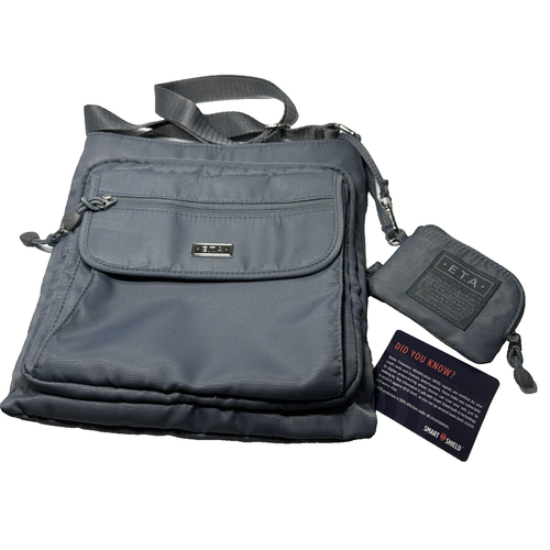 ETA by Rosetti Everyday Travel Blueish Grey Crossbody Messenger Bag ...