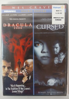 Wes Craven Double Feature ~ DRACULA 2000 & CURSED (DVD,2011) NEW/SEALED ...