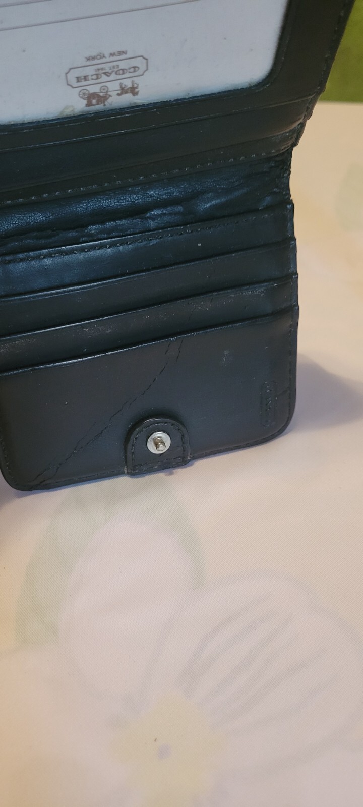 Coach Peyton Dream Signature C Black White Coated Can… - Gem