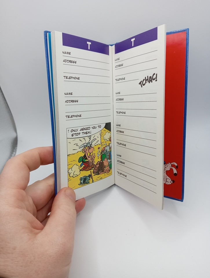 Vintage 1996 Asterix and Obelix Address Book VGC Hardback Book | eBay UK