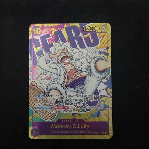 One Piece TCG OP05-119 Monkey D. Luffy Gear 5 Parallel SEC Alt Art ...