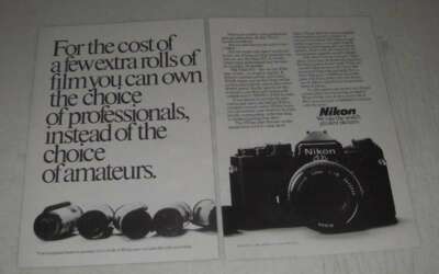 1982 Nikon FE Camera Ad - The Choice of Professionals | eBay