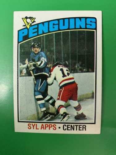 1976-77 Topps Syl Apps Pittsburgh Penguins #50 | eBay