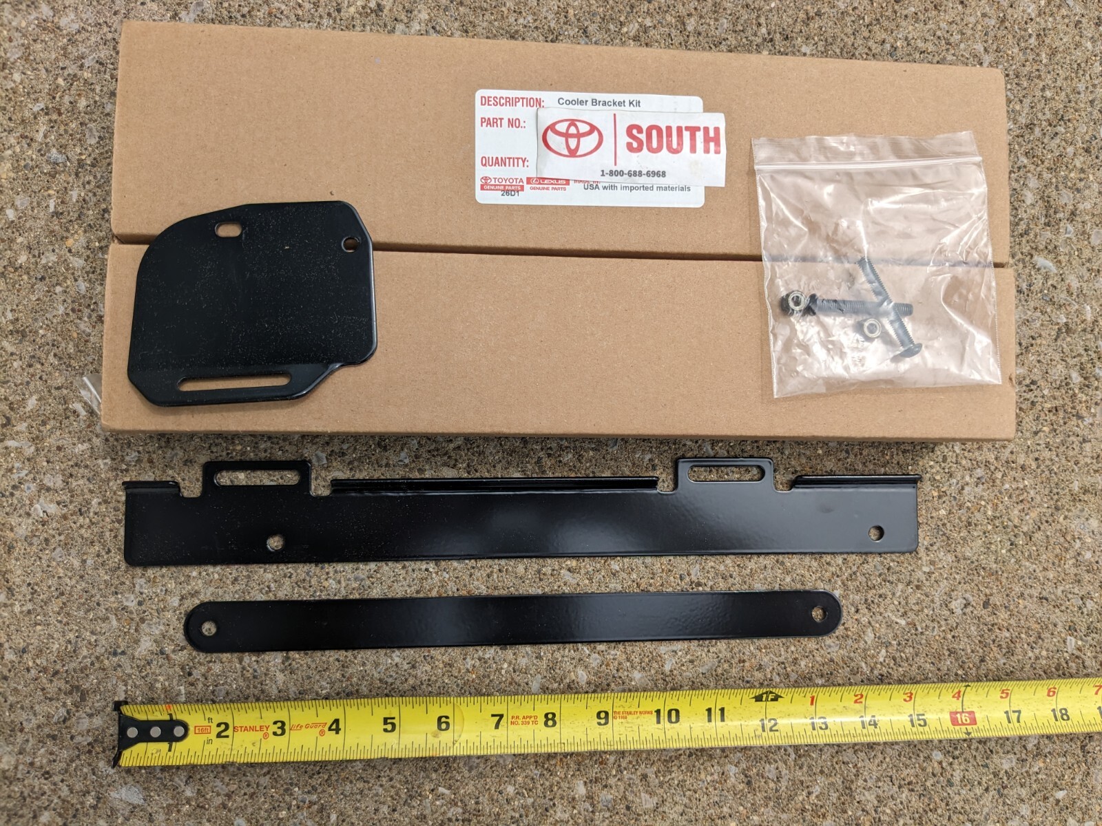 Toyota OEM 4Runner Cooler Mounting Bracket Kit ONLY For 40 Quart Cooler ...