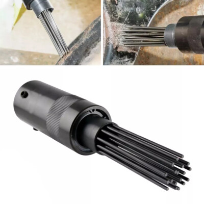 AIR NEEDLE DESCALER RUST PAINT REMOVER FITS UNIVERSAL AIR HAMMER CHISEL ...