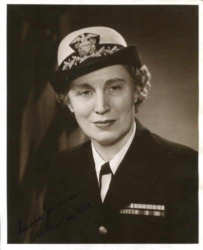 Wilma Leona Jackson Director US Navy Nurse Corps POW WWII Signed ...