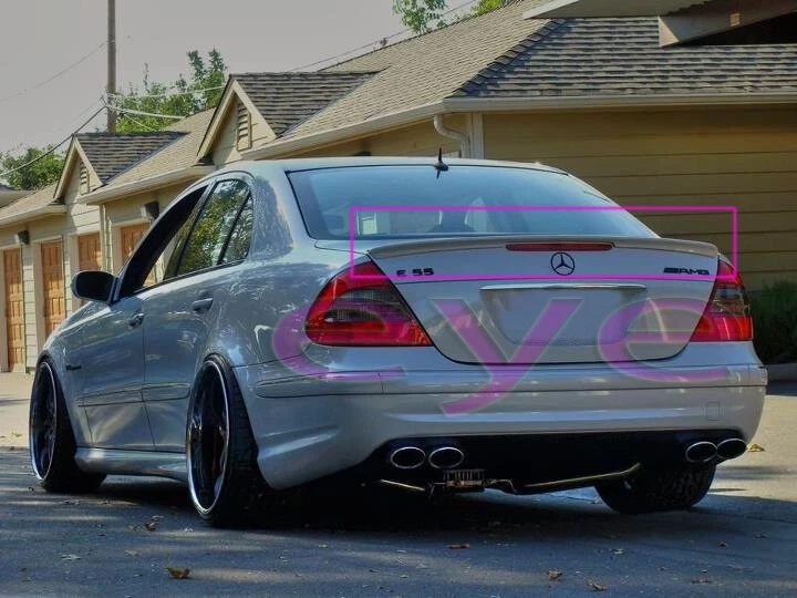 AMG Style Carbon Fiber Trunk Spoiler Mercedes Benz W211