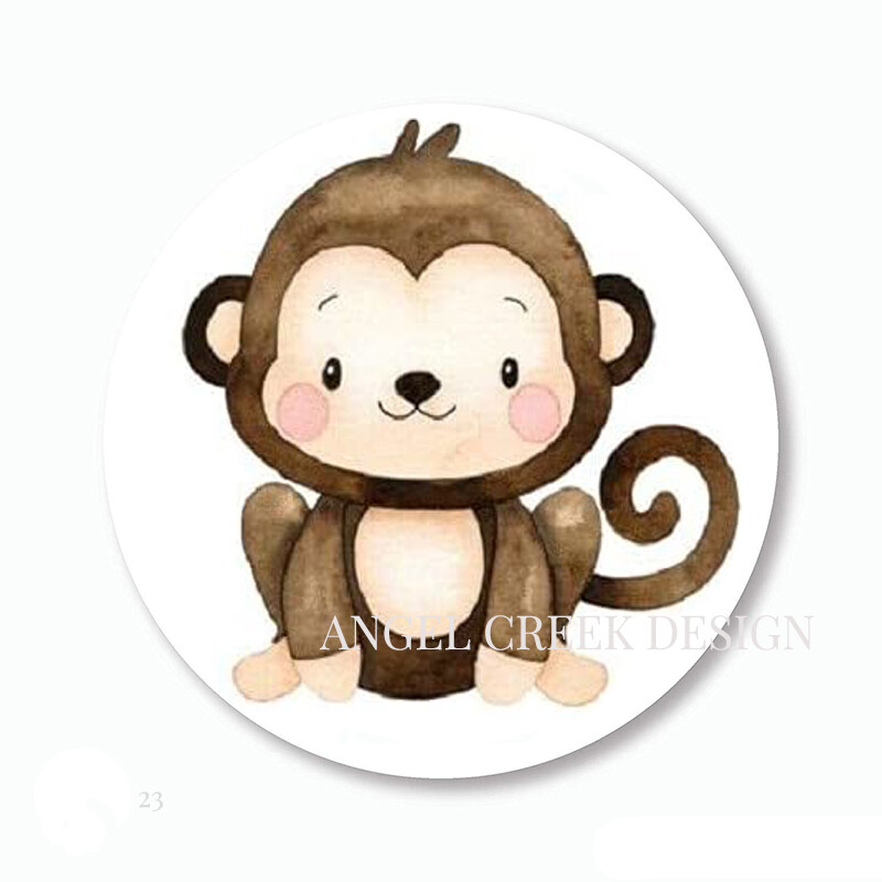 Monkey Stickers For Scrapbook