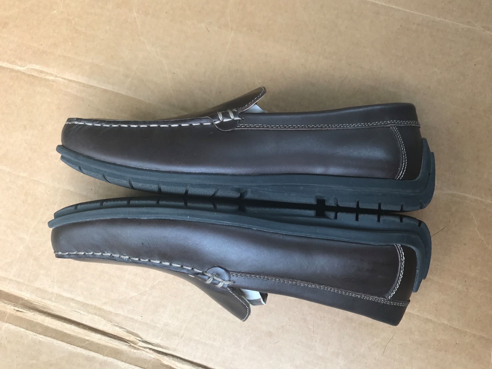 Gallus Men's "Driver" Driving Brown Leather Shoes size 9D | eBay