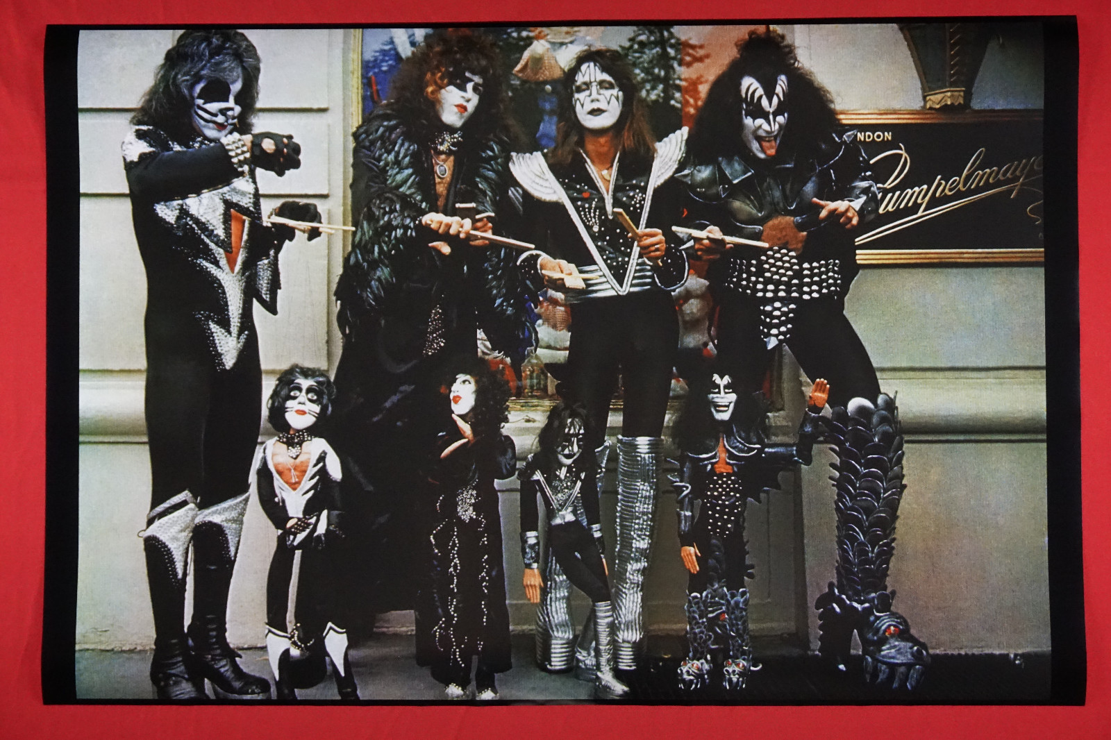 Kiss Rock Band Puppet Gene Simmons Stanley Peter Criss Ace Poster 24X36 ...