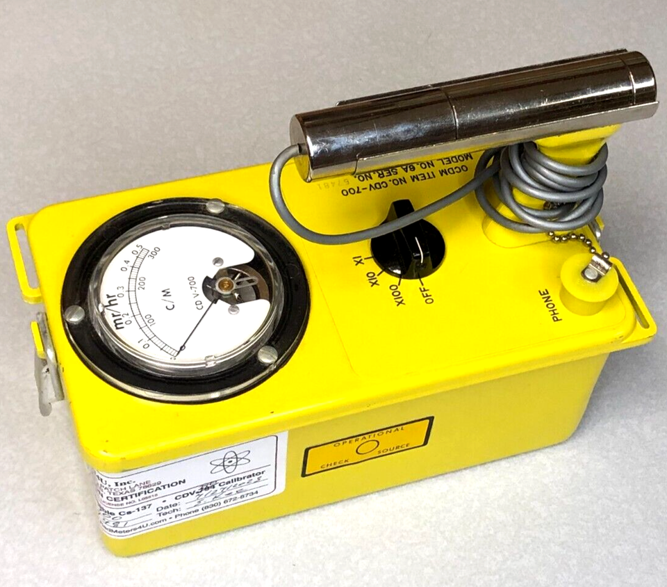 CERTIFIED CALIBRATED VICTOREEN CD V 700 GEIGER COUNTER | eBay