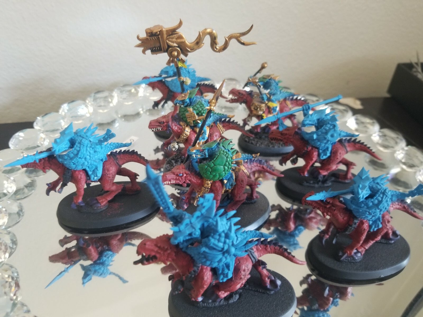 Warhammer Fantasy AOS Lizardmen Seraphon Saurus Knights X8 OCT 116 | eBay
