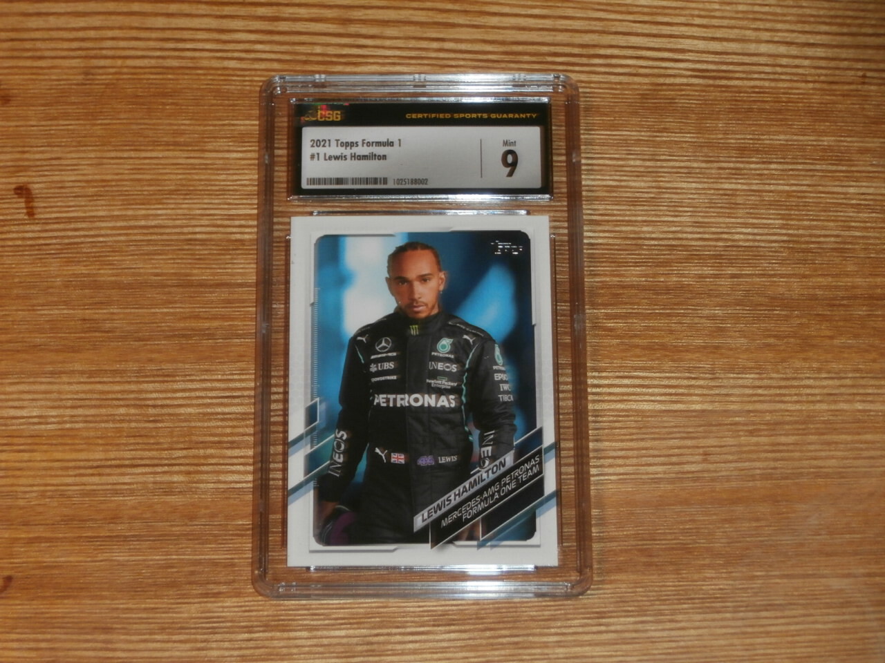2021 TOPPS F1 #1 LEWIS HAMILTON CARD FORMULA 1 CSG 9 MINT BEAUTIFUL | eBay