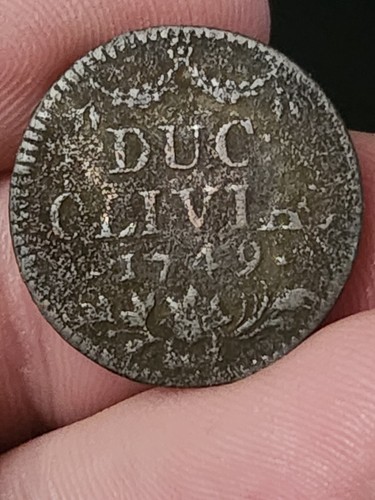 1749 German States Cleves Duit Antique Coin KM#45 | eBay